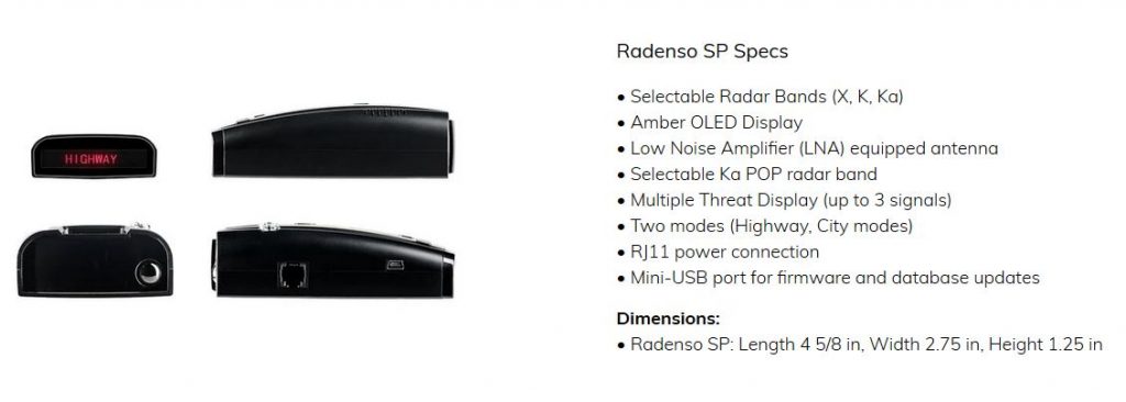 Radenso SP (RSP) - SK Customs Car Audio & Home Theater | Atlanta ...