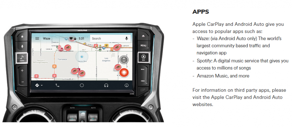 Alpine Restyle 9″ Double Din W/O Nav. (i209-WRA) (FOR JEEP WRANGLER JK ...